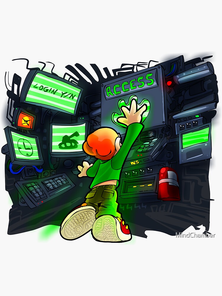 "Pico Logging in" Sticker for Sale by MindChamber | Redbubble