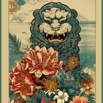"Shisa Dragons of Okinawa" Poster for Sale by OkiTog | Redbubble