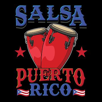 "Salsa Puerto Rico" Sticker for Sale by Sandra78 | Redbubble