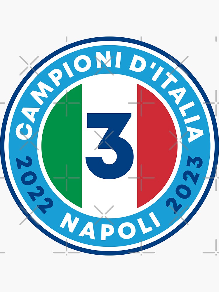 "Napoli Campioni d'Italia 2022/2023" Sticker for Sale by ...