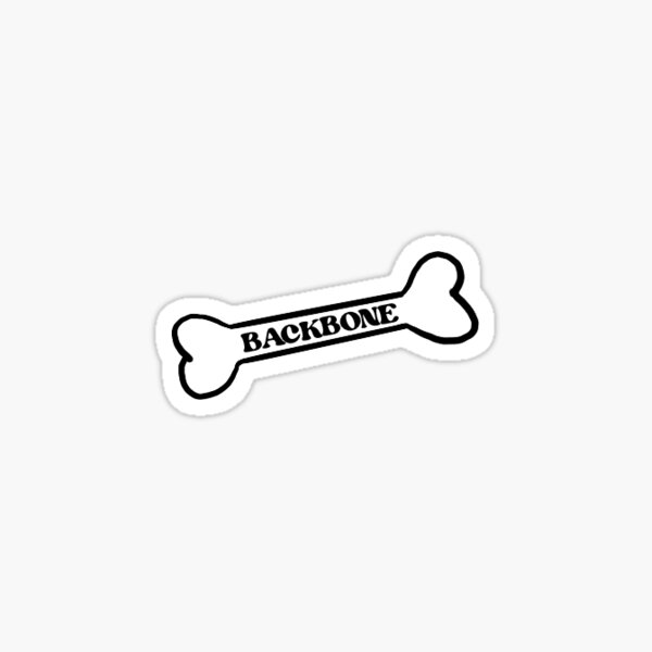 "Screaming Meals backbone quote " Sticker for Sale by F1memestickers ...