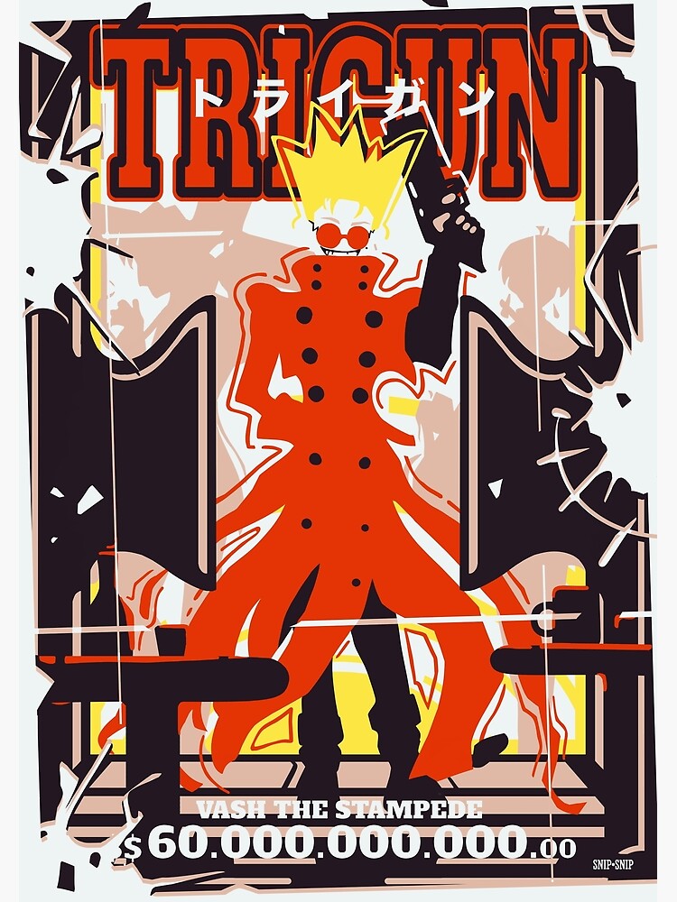 "Trigun" Poster for Sale by SnipSnipArt | Redbubble