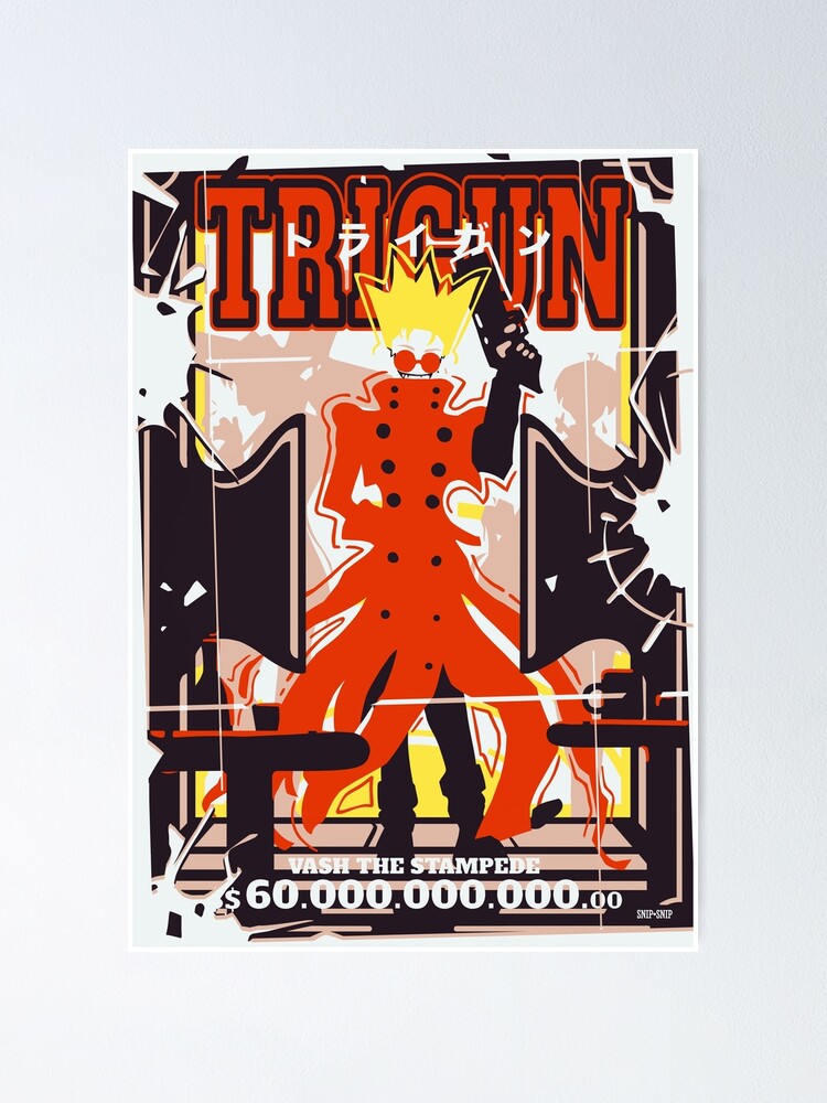 "Trigun" Poster for Sale by SnipSnipArt | Redbubble