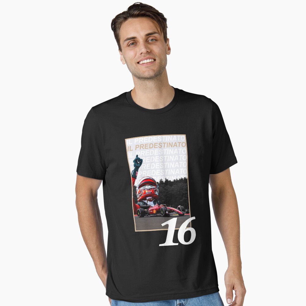 "IL PREDESTINATO | Charles Leclerc graphic poster design" Sticker for ...