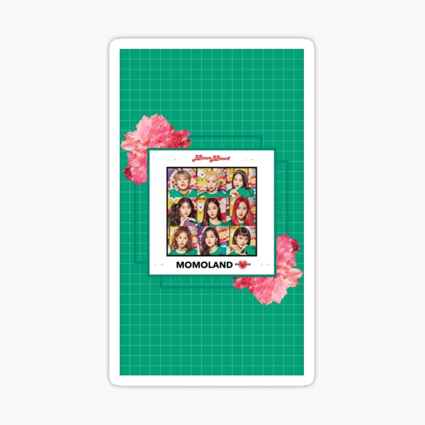 "Momoland Bboom Bboom phone case" Sticker for Sale by peachybts | Redbubble