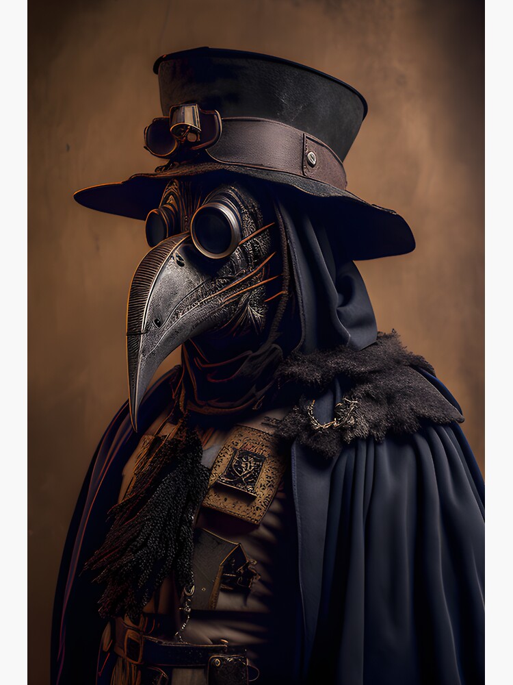 "Post apocalyptic plague doctor" Sticker for Sale by Rockatansky76 ...