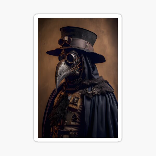 "Post apocalyptic plague doctor" Sticker for Sale by Rockatansky76 ...