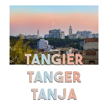" Tangier Africa city TANGIER TANGER TANJA" Sticker for Sale by Casablanca shop | Redbubble