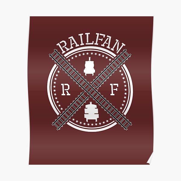 "Vintage Trainspotter RailFan" Poster for Sale by triharder12 | Redbubble