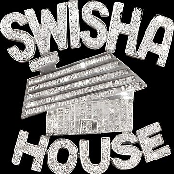 "SWISHA HOUSE" Sticker by JuicySchinken | Redbubble