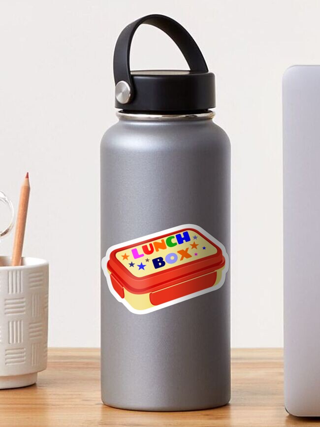 "Lunch box Sticker" Sticker for Sale by bluehatgraphics | Redbubble