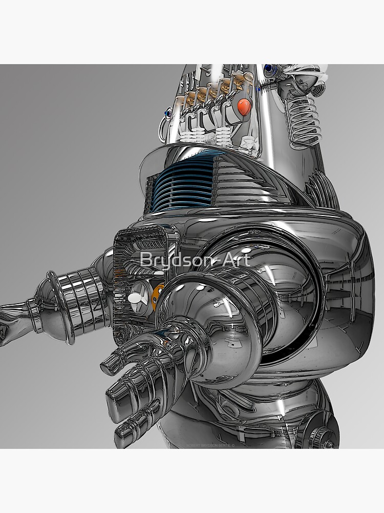 "Forbidden Planet, Robby the Robot, original new design poster" Sticker ...