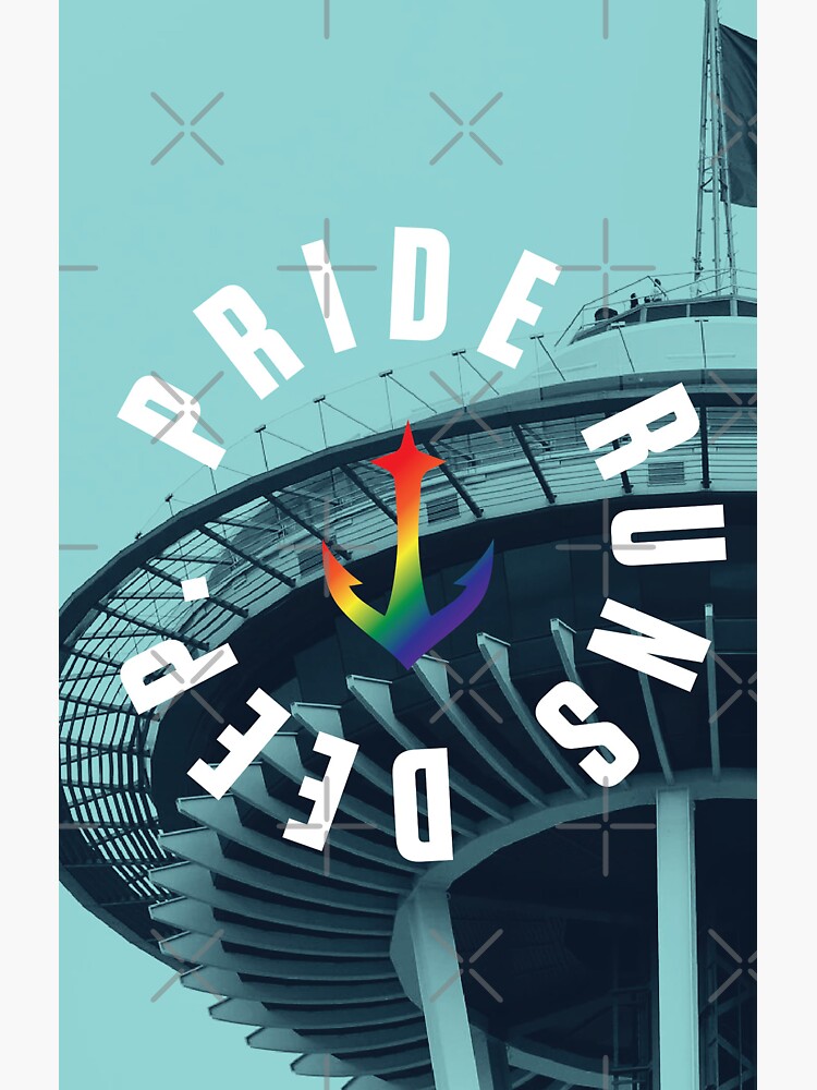 "Seattle Kraken Pride Runs Deep" Sticker for Sale by desuga | Redbubble
