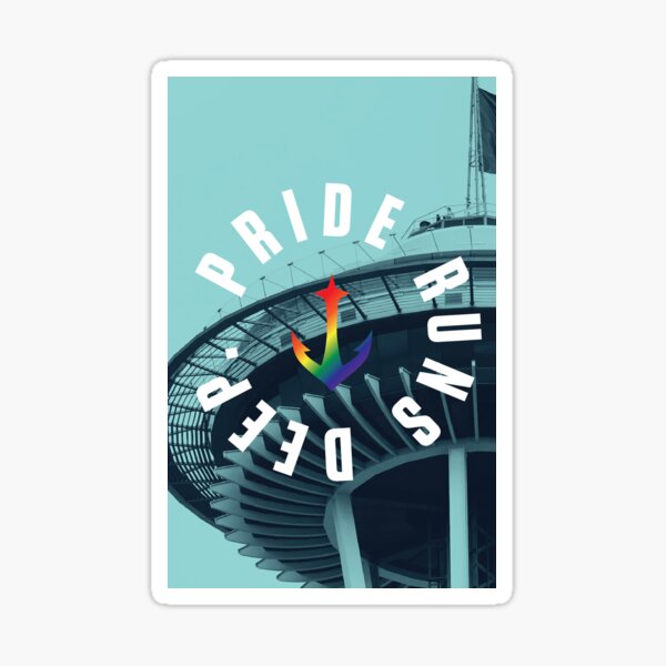 "Seattle Kraken Pride Runs Deep" Sticker for Sale by desuga | Redbubble