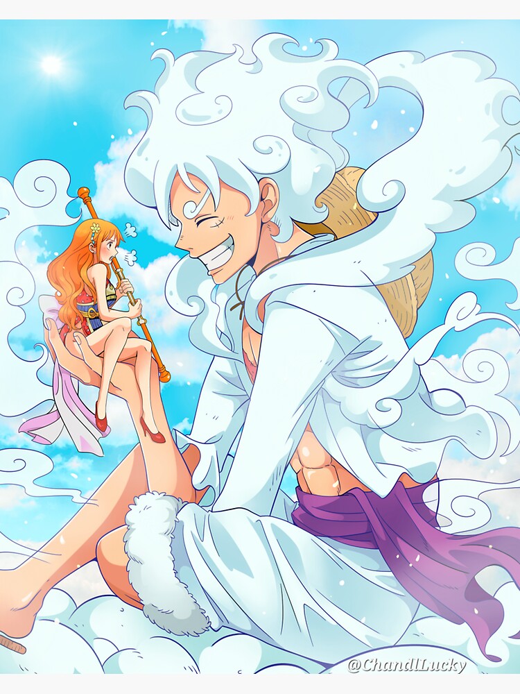 "Luffy Nika One Piece" Sticker by Luckychan34 | Redbubble