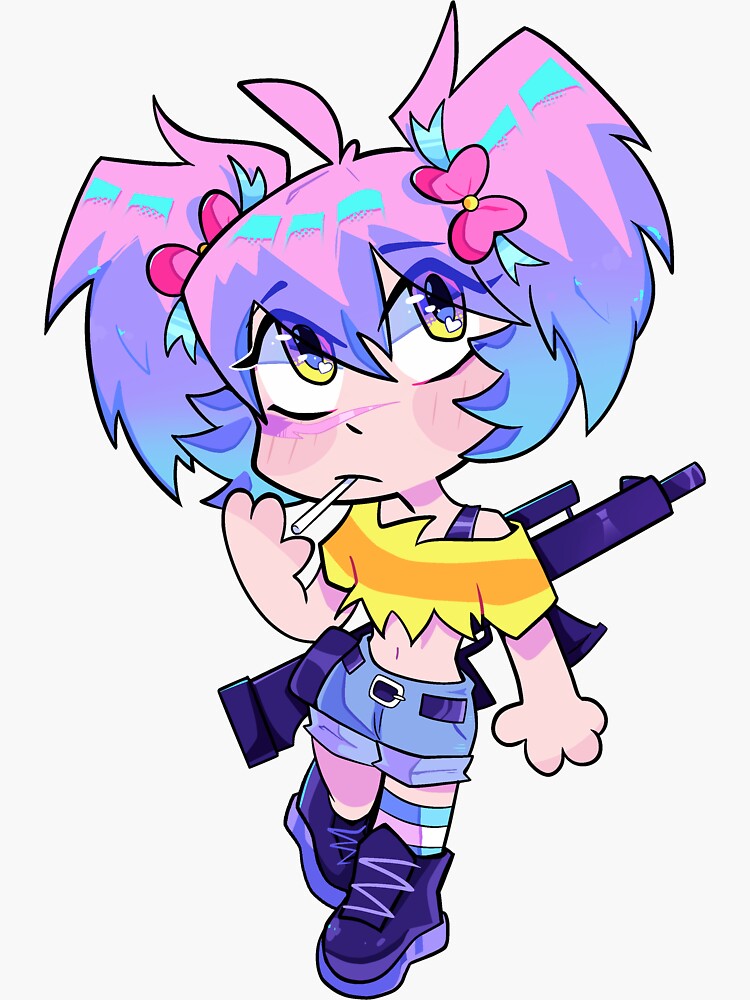 "Chibi Woomi 2" Sticker for Sale by Sammy-Jam | Redbubble