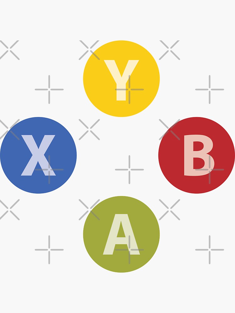 "XBOX Buttons | Colour" Sticker for Sale by BIG-DICK-EN3RGY | Redbubble
