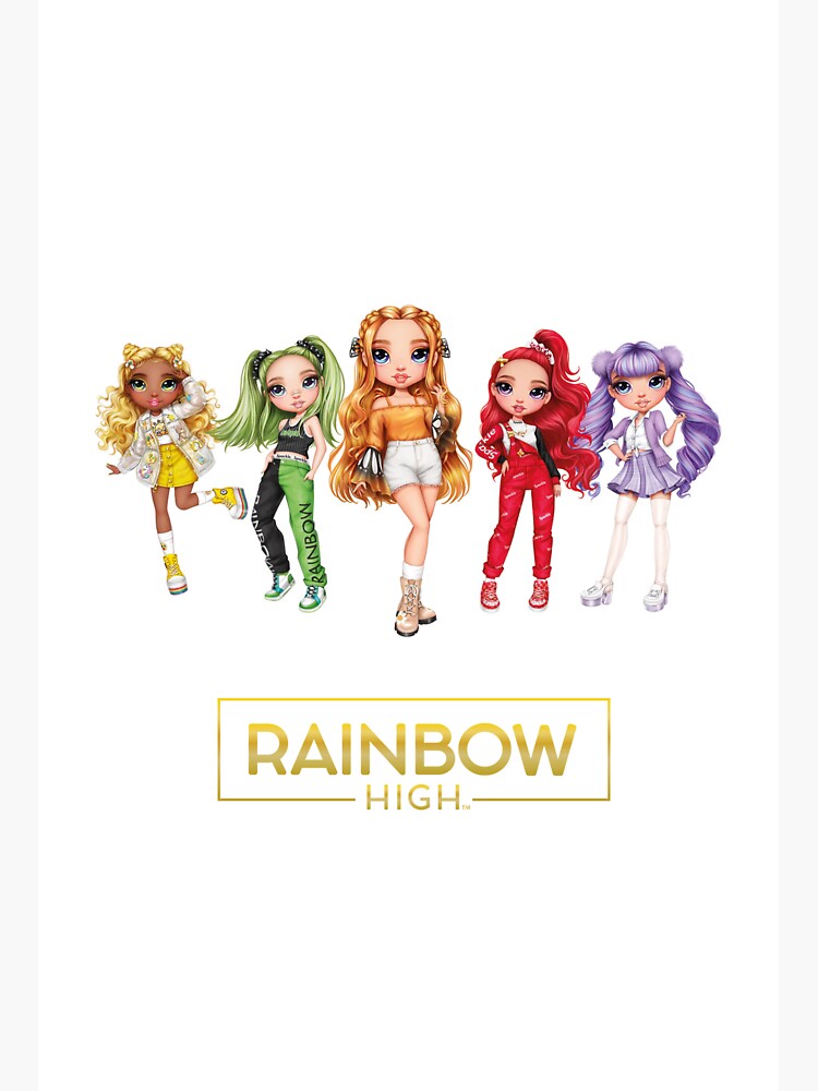 "Rainbow High" Sticker for Sale by Marco Bottiglieri | Redbubble
