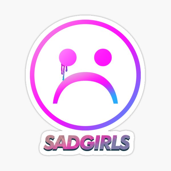"SADGIRLS" Sticker by Ozyn | Redbubble