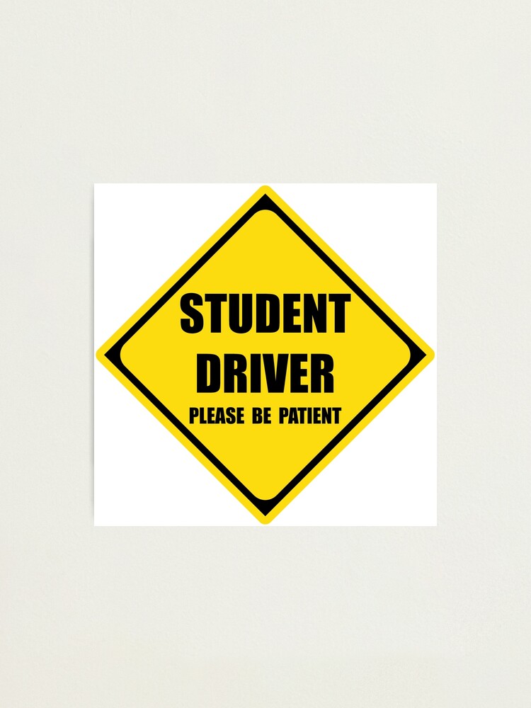 "Student Driver Signs For Car - Warning Caution Students Driving Window ...