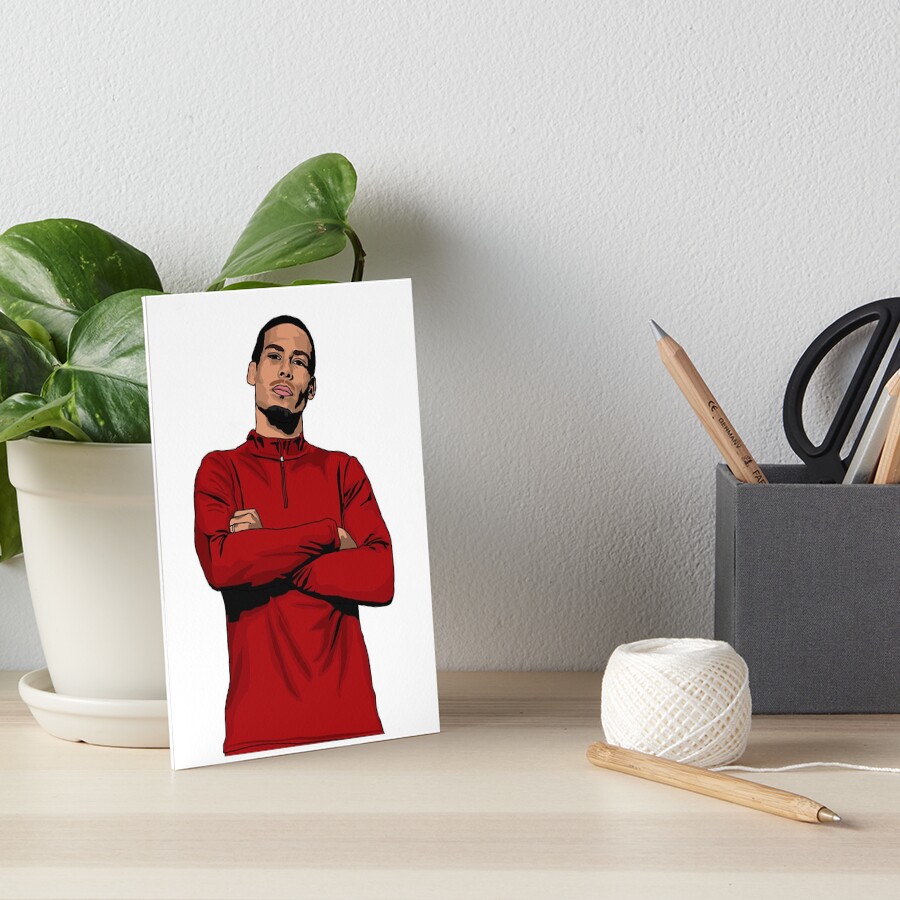 "Virgil van Dijk" Art Board Print for Sale by LloydsArt | Redbubble