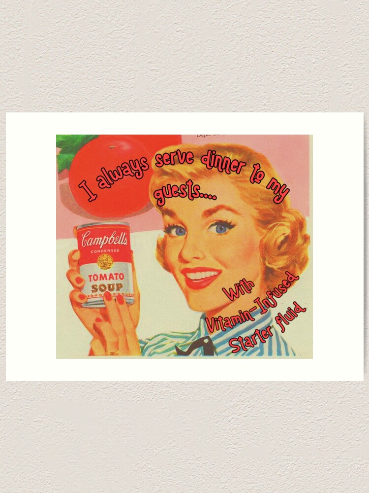 "Vintage 50s Retro Mid-Century Funny Sarcastic Woman Quote Meme" Art ...