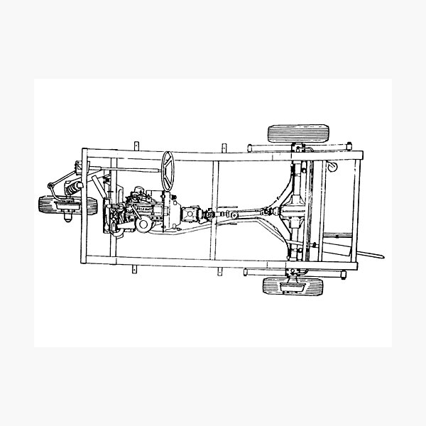 "Reliant Robin Blueprint" Photographic Print by RobinOfDeath | Redbubble