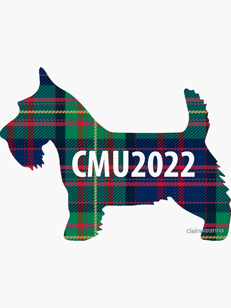 "cmu" Sticker by clairekeanna | Redbubble