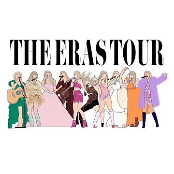 "Taylor Swift The Eras Tour Art Sticker" Poster for Sale by meaganfetch ...