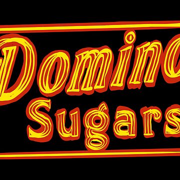 "Domino Sugar Neon Sign" Sticker for Sale by DanielleDaSilva | Redbubble
