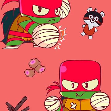 "ROTTMNT Raph" Sticker for Sale by RoeExists | Redbubble