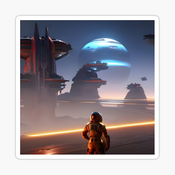 "Spacer Life" Sticker for Sale by inkwellcd | Redbubble