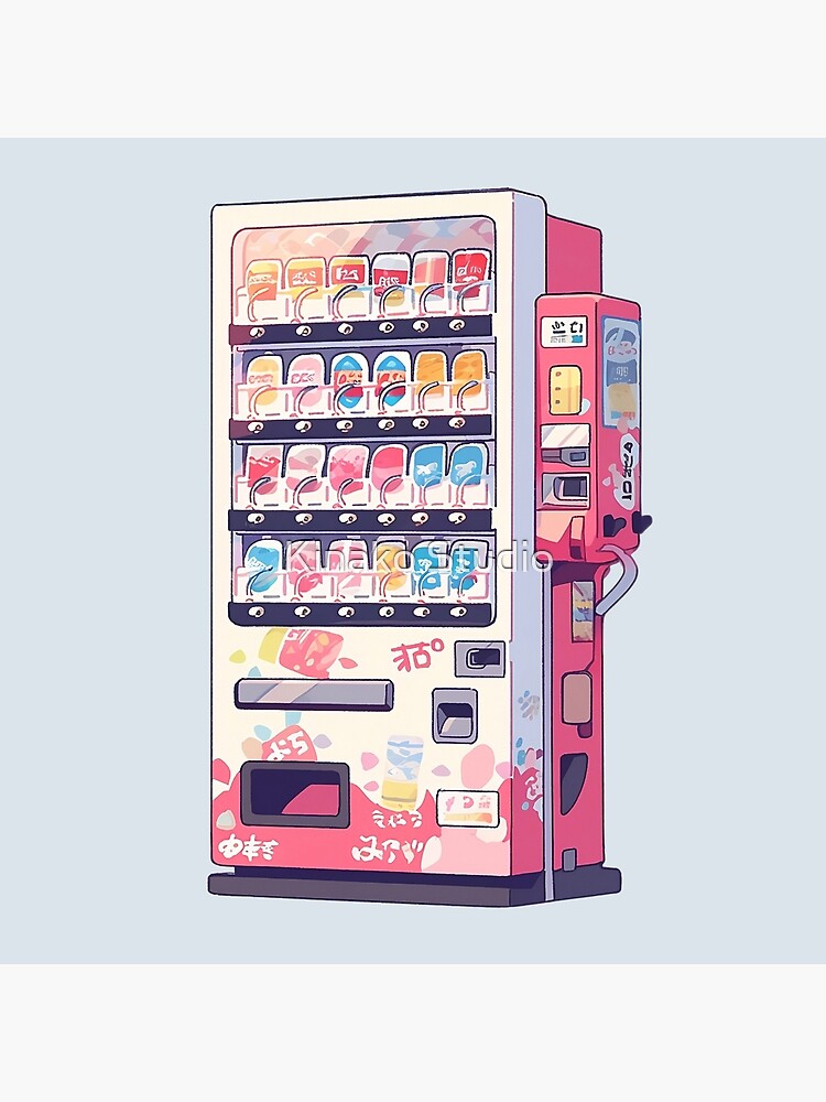 "Japanese Vending Machine" Art Print for Sale by Kinako Studio | Redbubble