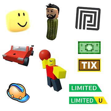 "Roblox sticker pack" Sticker for Sale by Fans4 | Redbubble