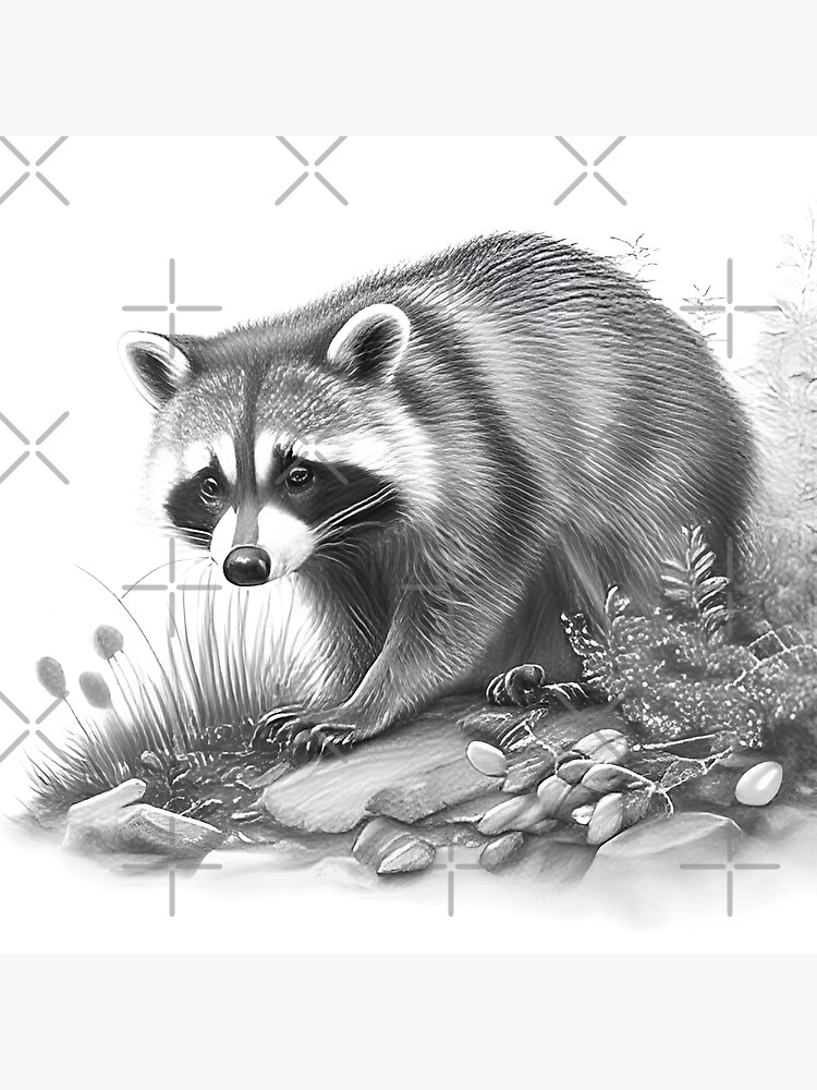 Como Dibujar Un Mapache