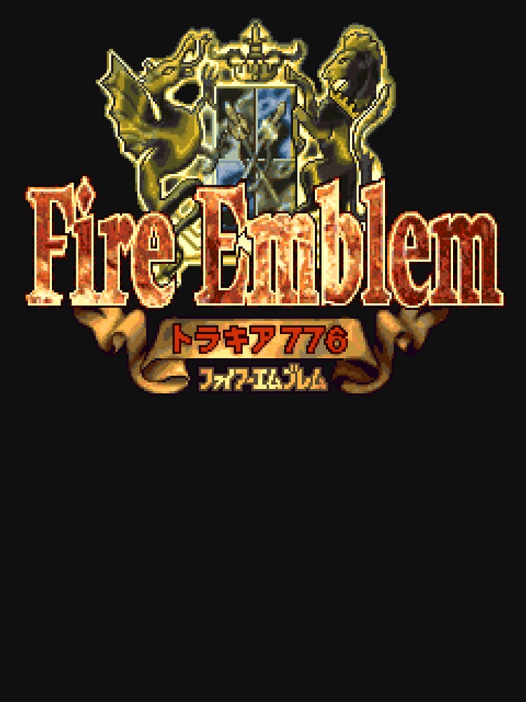 "Fire Emblem (GBA) Title Screen" T-shirt for Sale by AvalancheShirts ...
