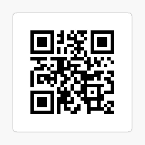 "Veggie Tales Screaming at the sun QR CODE" Sticker for Sale by ...