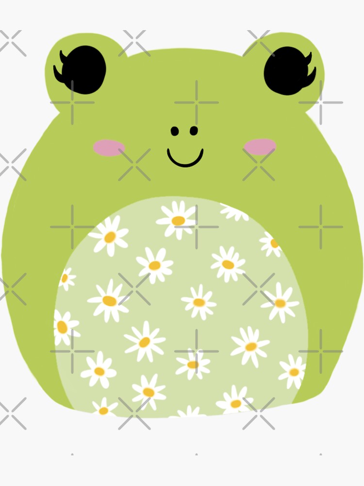 "Squish Frog" Sticker for Sale by classyystickers | Redbubble