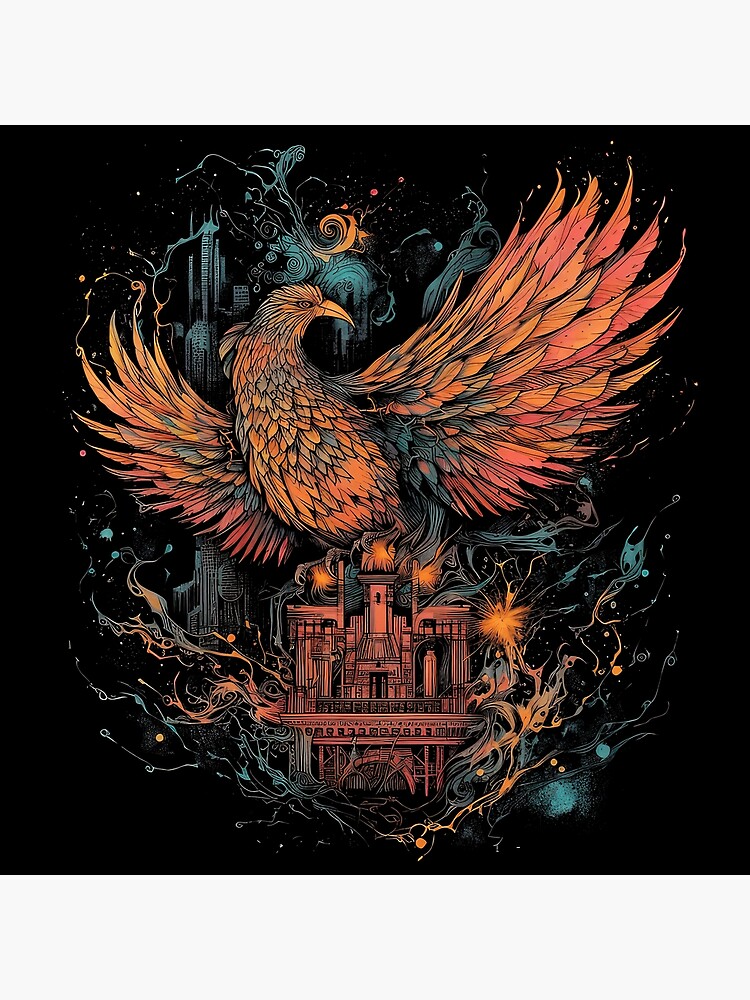 Phoenix Rising Premium Matte Vertical Poster