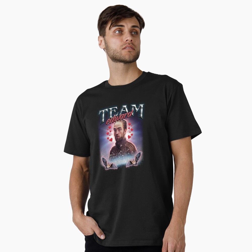 "Team Edward Twilight Cursed Fan Collage " Essential T-Shirt for Sale ...