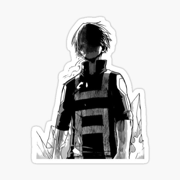 "Boku no Hero Academia-Todoroki" Sticker for Sale by ShinobiC | Redbubble