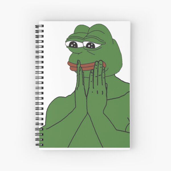 "pepe meme" Spiral Notebook for Sale by CrazyAsianAiko | Redbubble
