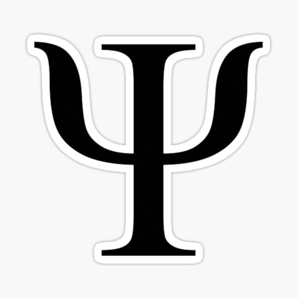 "Psi" Sticker by catscollegecuts | Redbubble