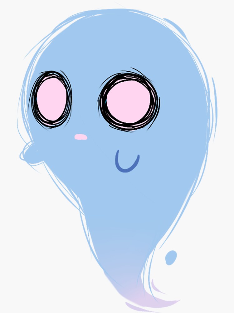 "Pepe, The Ghost" Sticker for Sale by Wolfiepizza | Redbubble