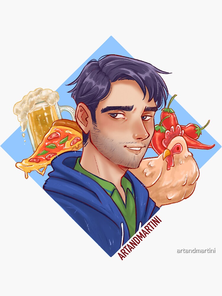 "Shane" Sticker for Sale by artandmartini | Redbubble