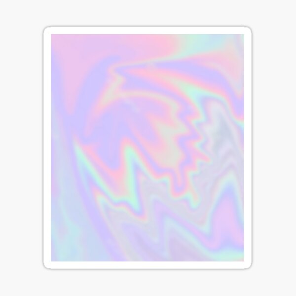 "Pastel Iridescent" Sticker by akosiberber | Redbubble