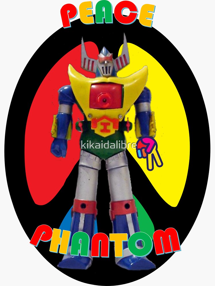 "PEACE PHANTOM" Sticker for Sale by kikaidalibre | Redbubble