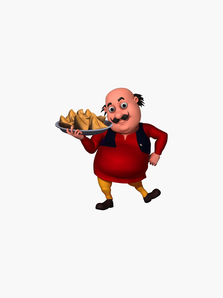Motu Patlu Meme Sticker For Sale By Crumbus Redbubble