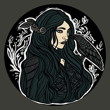 "The Morrigan" Sticker for Sale by Canis Lunaris | Redbubble