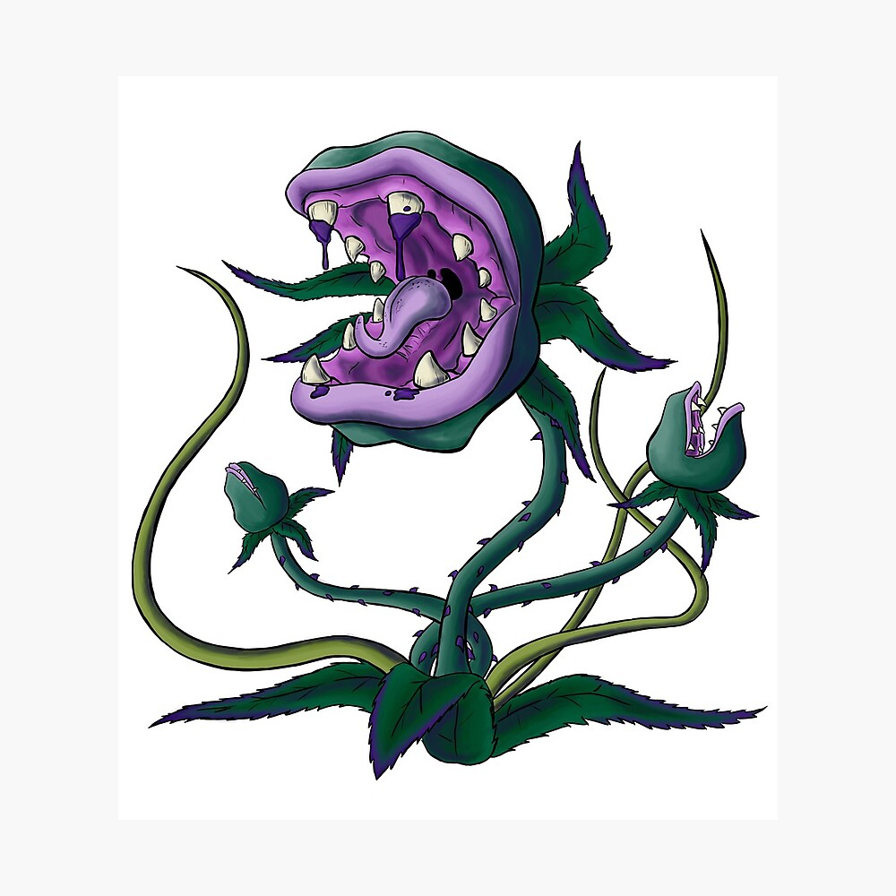 Man Eating Plant Desktop Art Home & Living Office Paperweights etna.com.pe